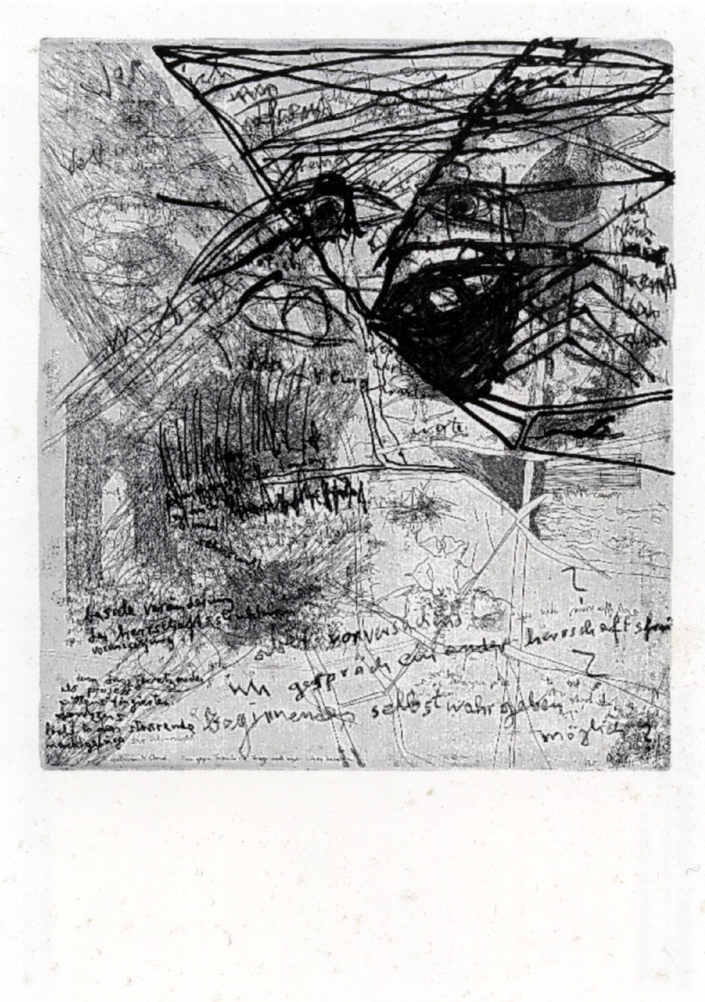 Carlfriedrich Claus: Hass gegen Fremde – Grafik kaufen – Edition Staeck