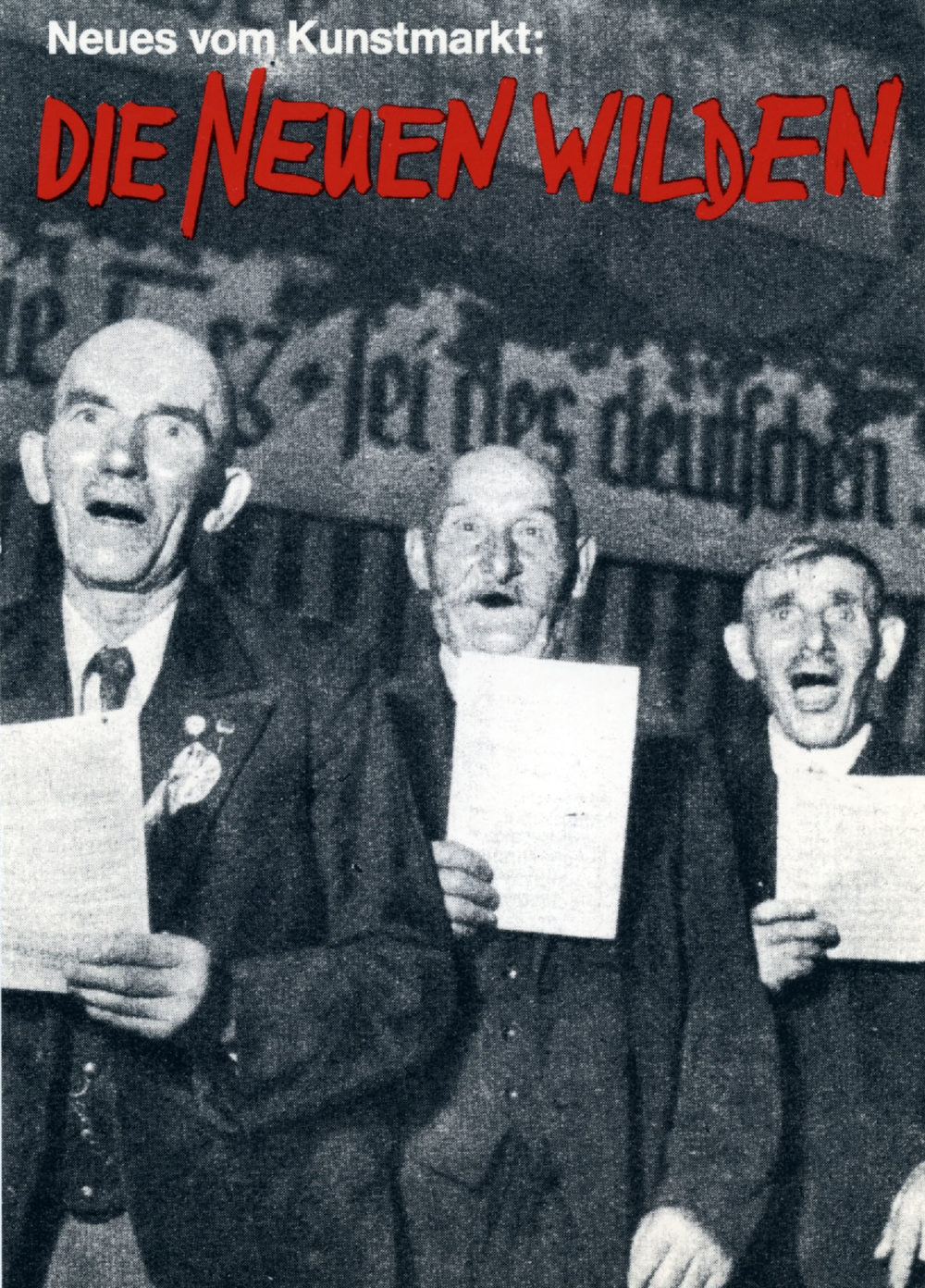 Klaus Staeck: Die neuen Wilden – Postkarte kaufen – Edition Staeck