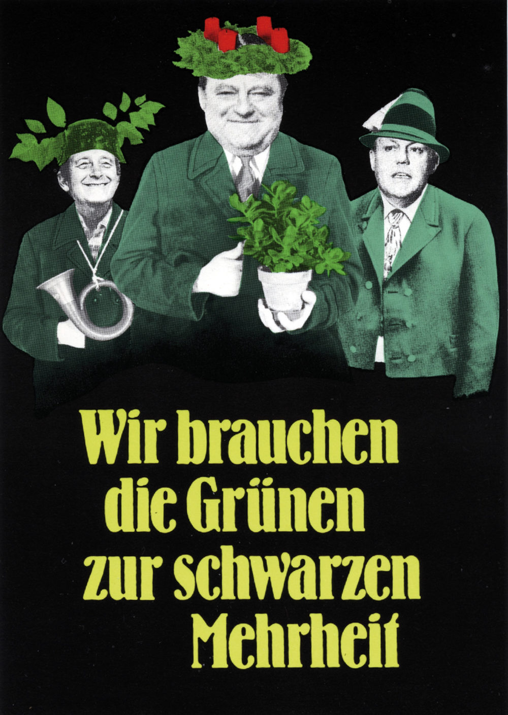Klaus Staeck: Die Grünen – Postkarte kaufen – Edition Staeck