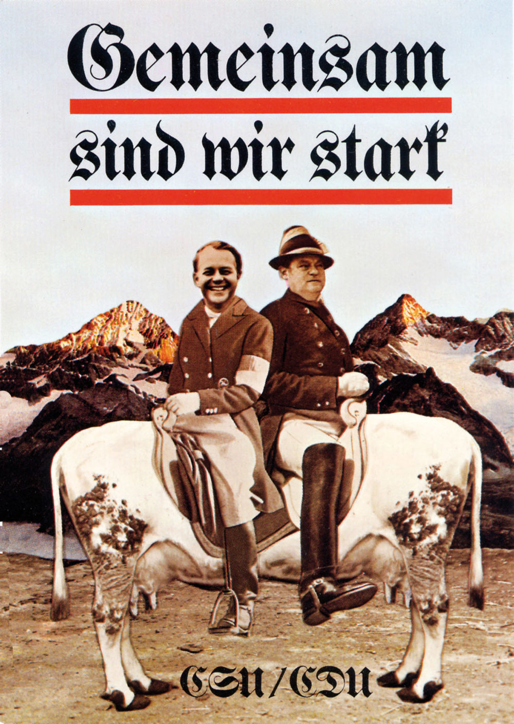 Klaus Staeck: Gemeinsam sind wir stark – Plakat kaufen – Edition Staeck