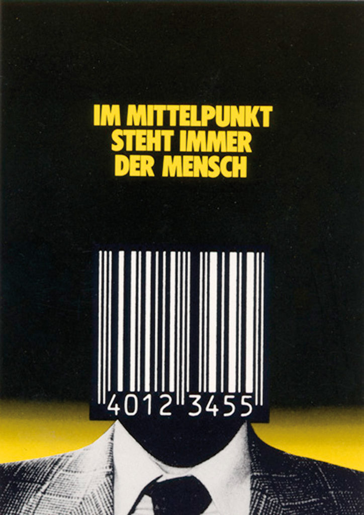 Klaus Staeck: Im Mittelpunkt steht immer der Mensch – Plakat kaufen ...