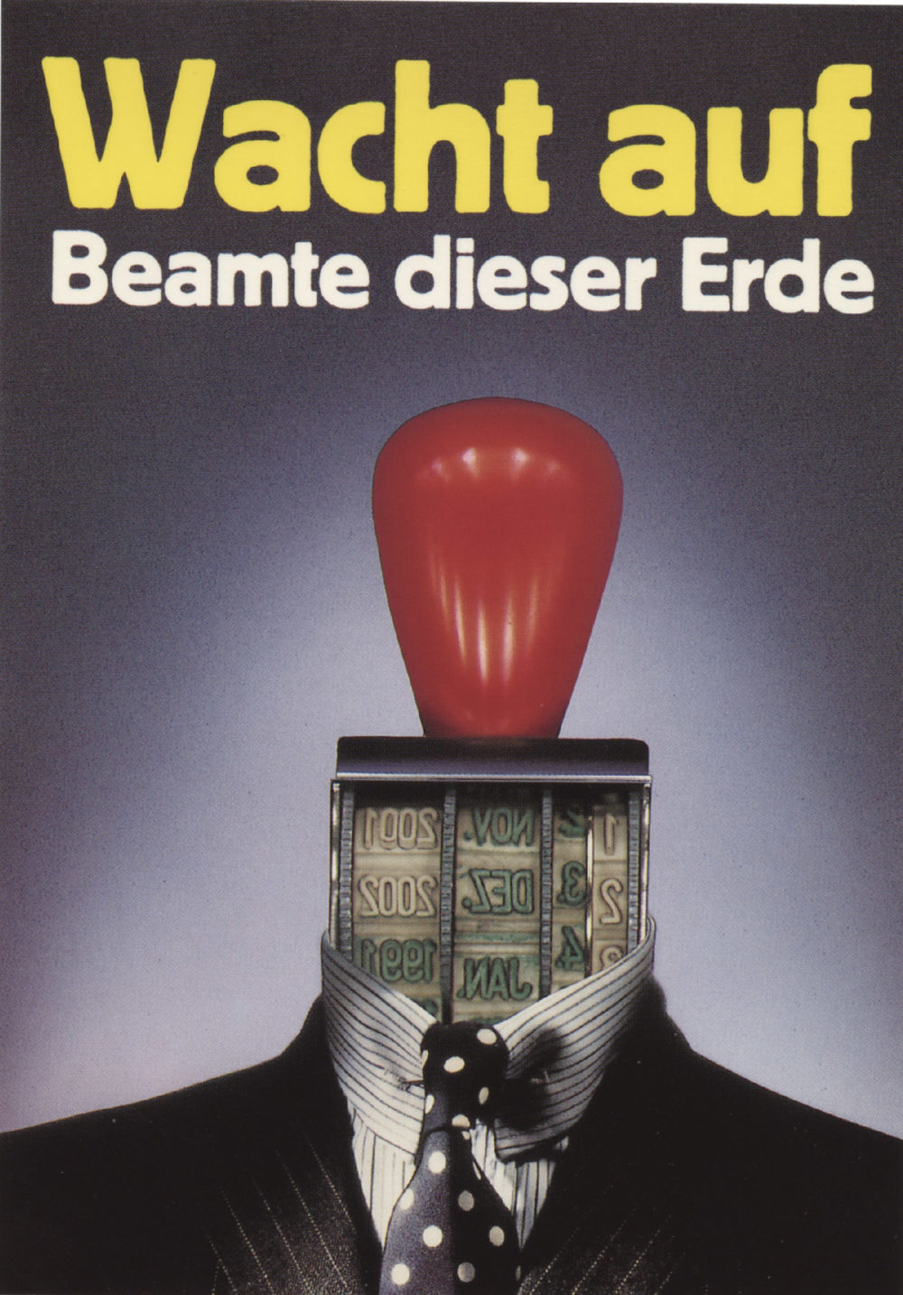 Klaus Staeck: Wacht auf Beamte dieser Erde – Plakat kaufen – Edition Staeck